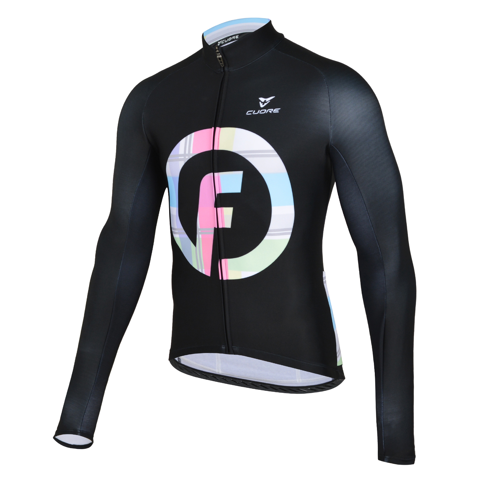 CUORE | Women's Silver L/Sleeve Active Shield Jersey, Side panels