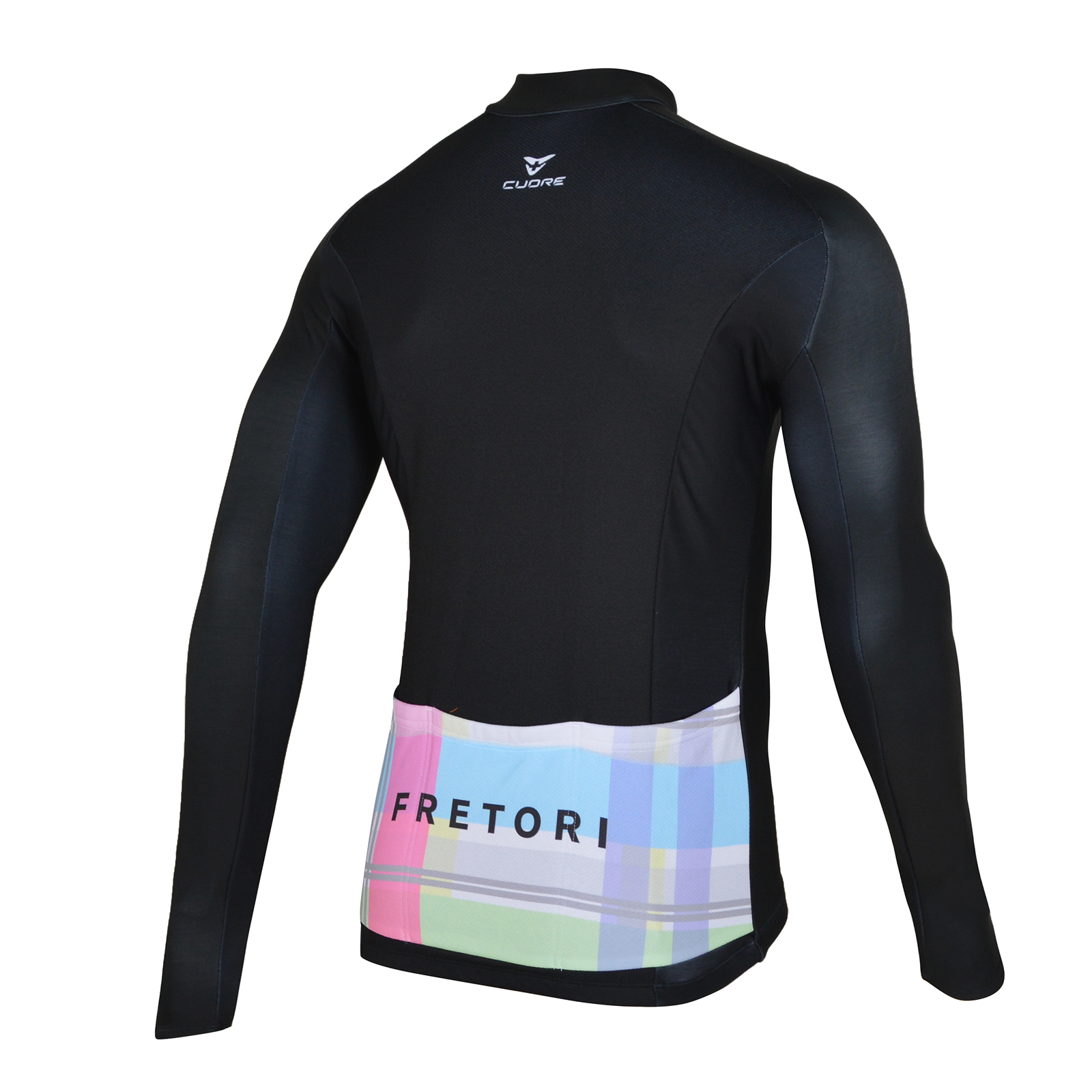 CUORE | Women's Silver L/Sleeve Active Shield Jersey, Side panels