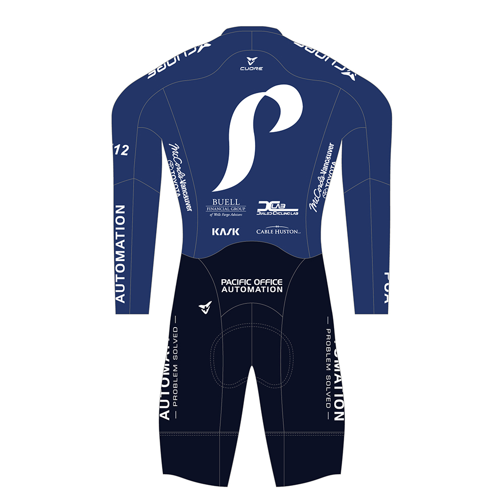CUORE | Men's Gold L/Sleeve Aero Speed Suit